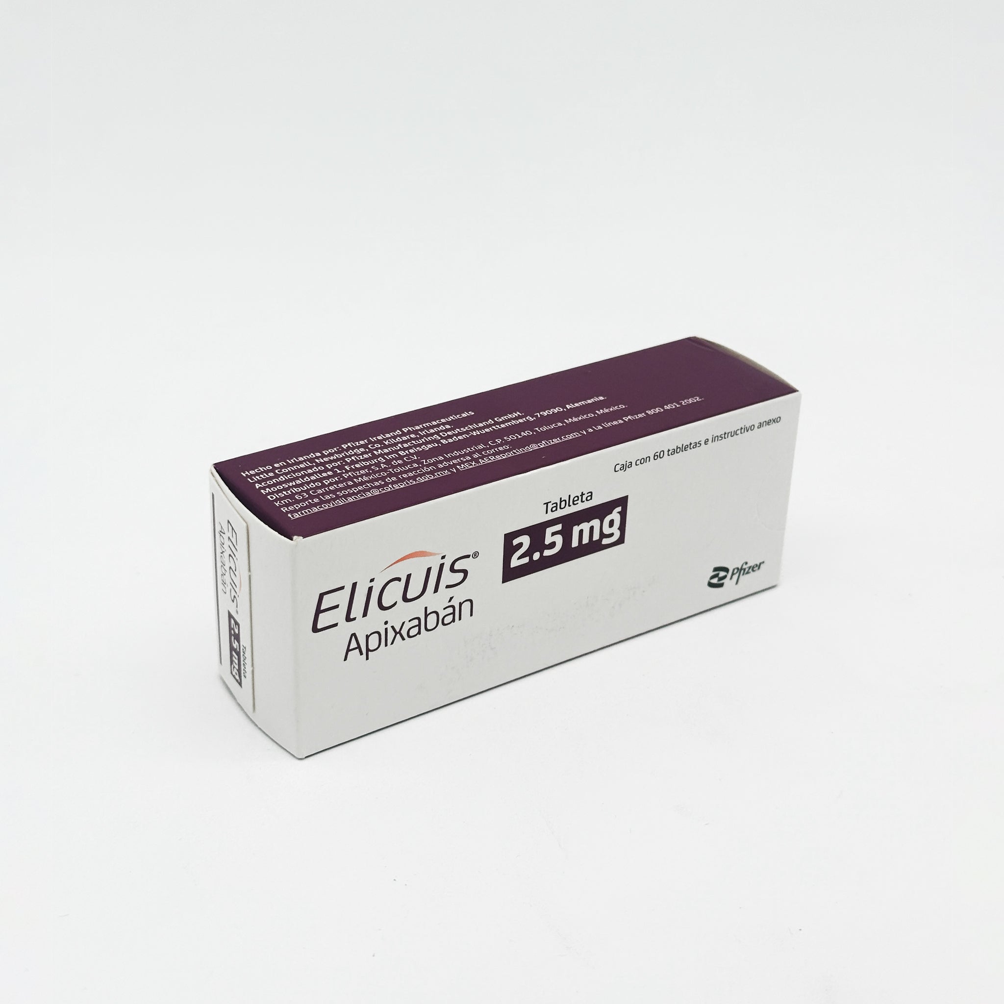 Elicuis 2.5 mg – Apixabán | Farmacia en Línea Zuca MedLine