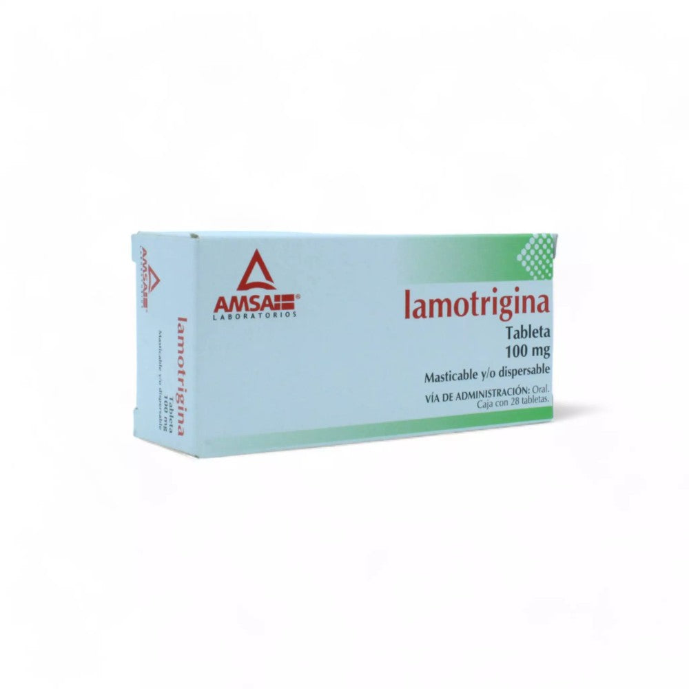 Lamotrigina de 100 mg Caja C/28 – Zuca Medline